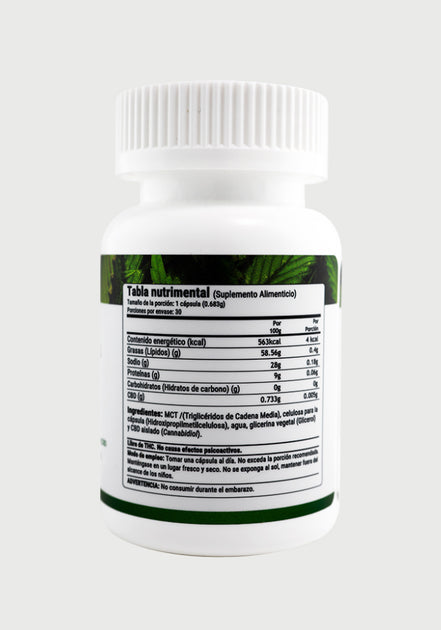 Cápsulas CBD LIFE con CBD natural - 30 cápsulas - CBD Life